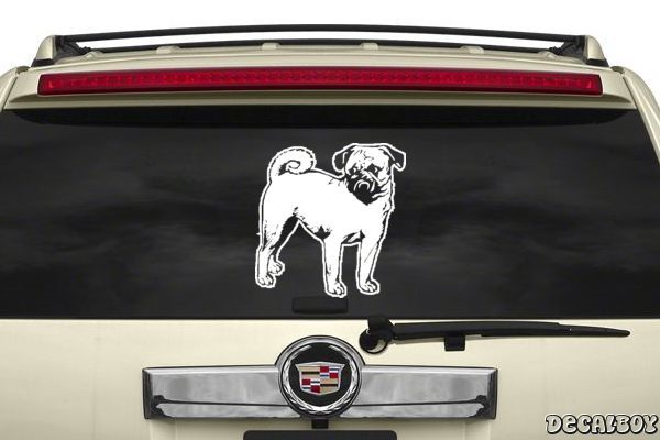 Pug Decals & Stickers | Decalboy