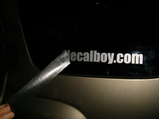 Window Stickers installation - Decalboy.com