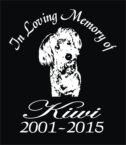 In Loving Memory Of Dog Decal
