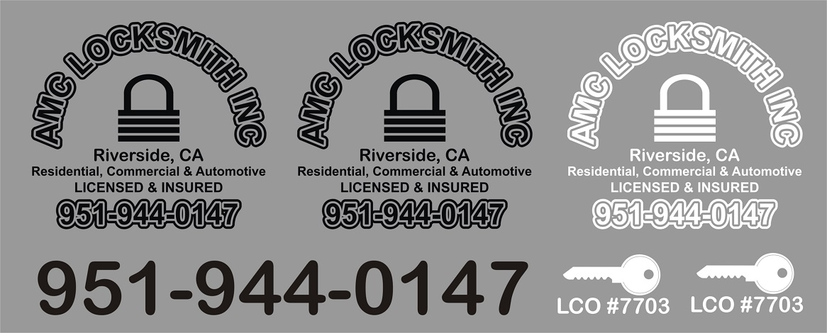 Locksmith Service Logo Decal
